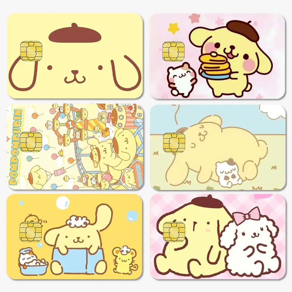 Kawaii-Sanrioed-Pompompurin-Pvc-Sticker-Waterproof-Anime-Purin-Dog-Film ...