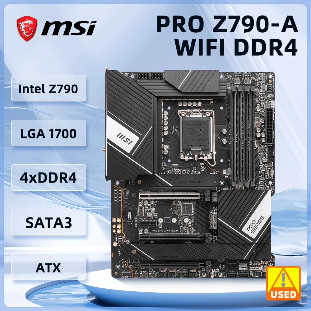 MSI-Z790-Motherboard-PRO-Z790-A-WIFI-DDR4-Motherboard-LGA-1700-support ...
