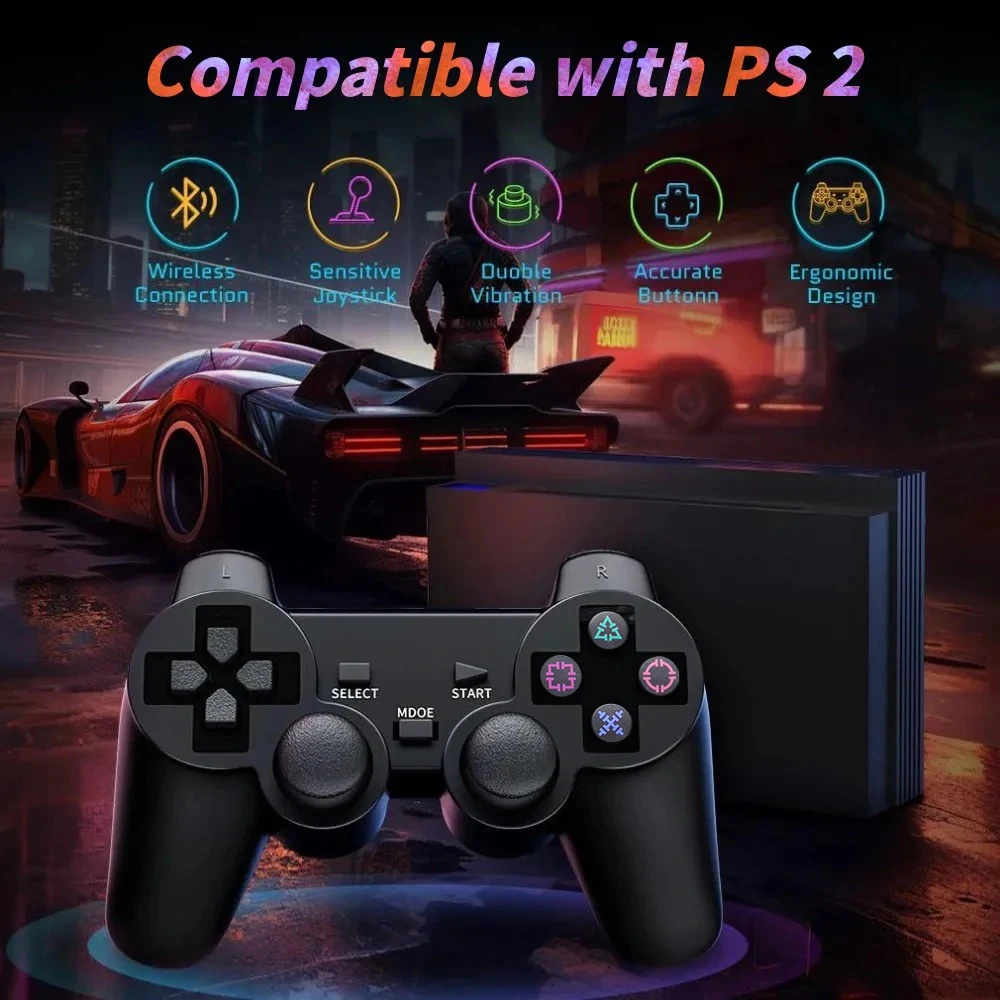 PS-2-Wireless-Controller-2-4GHz-Remote-Gamepad-PS-1-Control-Classic ...
