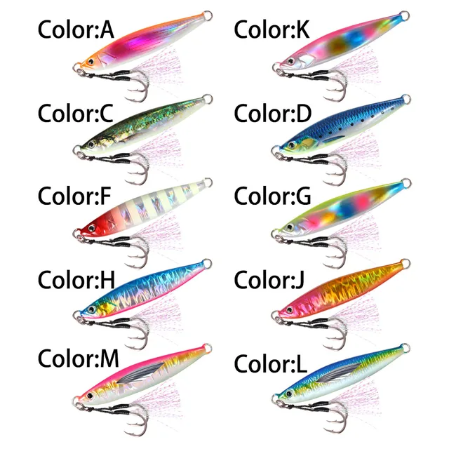 Rattle Jig Sea Fishing Lures - 20g/30g/40g/60g/80g - Easy Fishing Tackle