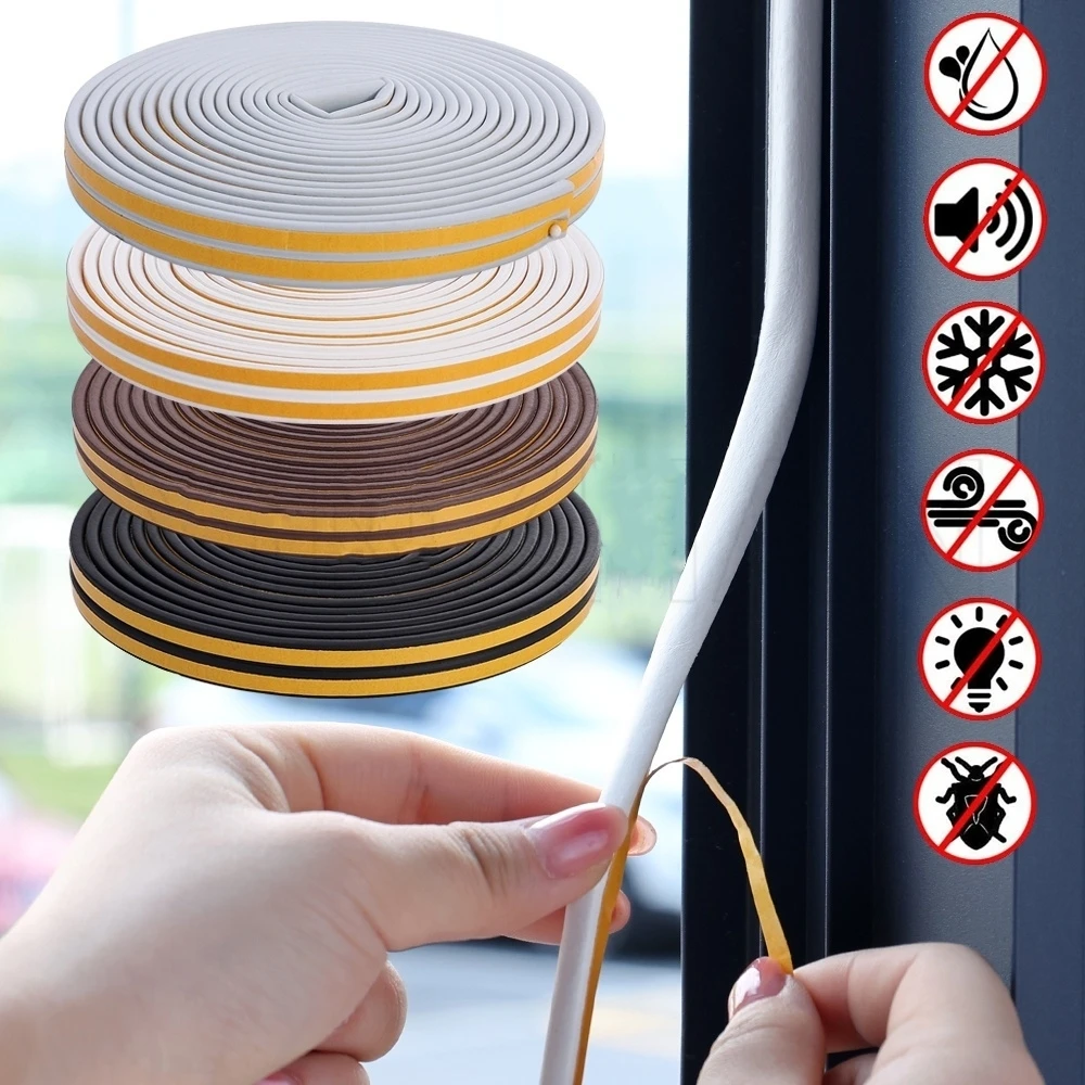 Rubber-Foam-Sealing-Strip-Self-adhesive-Anti-collision-Adhesive-Tape ...