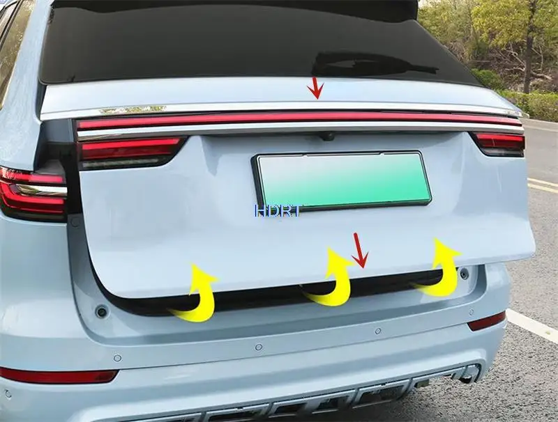 Rear-Trunk-Lid-Moulding-Door-Cover-Trim-Strip-Tail-Gate-Bumper-Molding ...