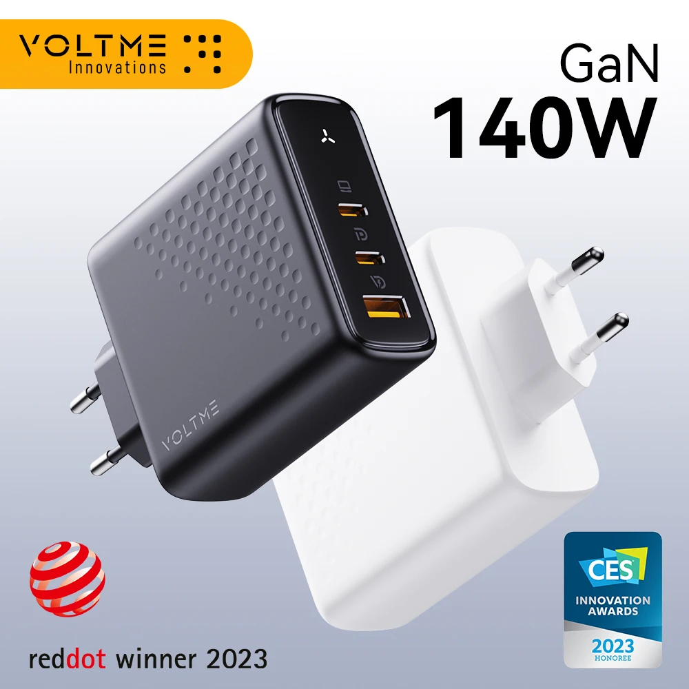 Voltme 140w carregador gan usb tipo c pd3.1 carga rápida para macbook pro 16 charger carga ...