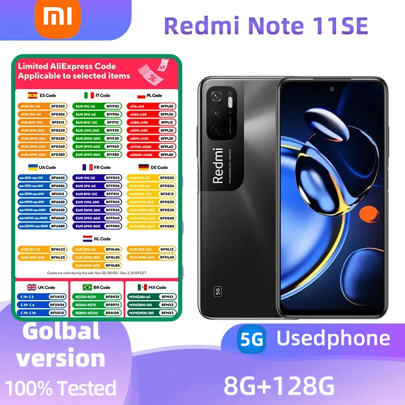 Redmi-Note-11SE-5G-Android-6-5-inches-RAM-4GB-ROM-128GB-MediaTek ...