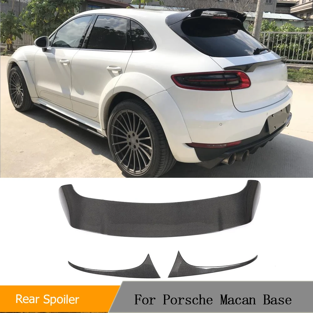 Carbon-Fiber-Car-Rear-Roof-Spoiler-Boot-Lip-Wing-Spoiler-For-Porsche ...