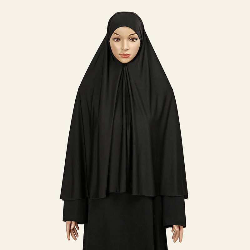 New Women Muslim Khimar Abaya Long Hijab Burqa Head Scarf Islamic ...