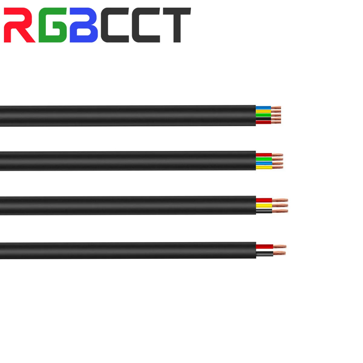 10M 2pin/3pin/4pin/5pin Outdoor Waterproof Electrical Cable 24/22/20/18 ...