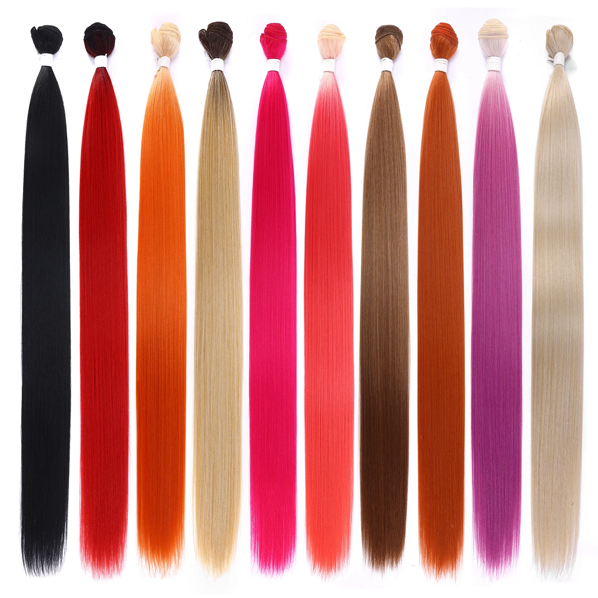 M-ches-synth-tiques-lisses-color-es-de-30-pouces-avec-trame-Extensions ...