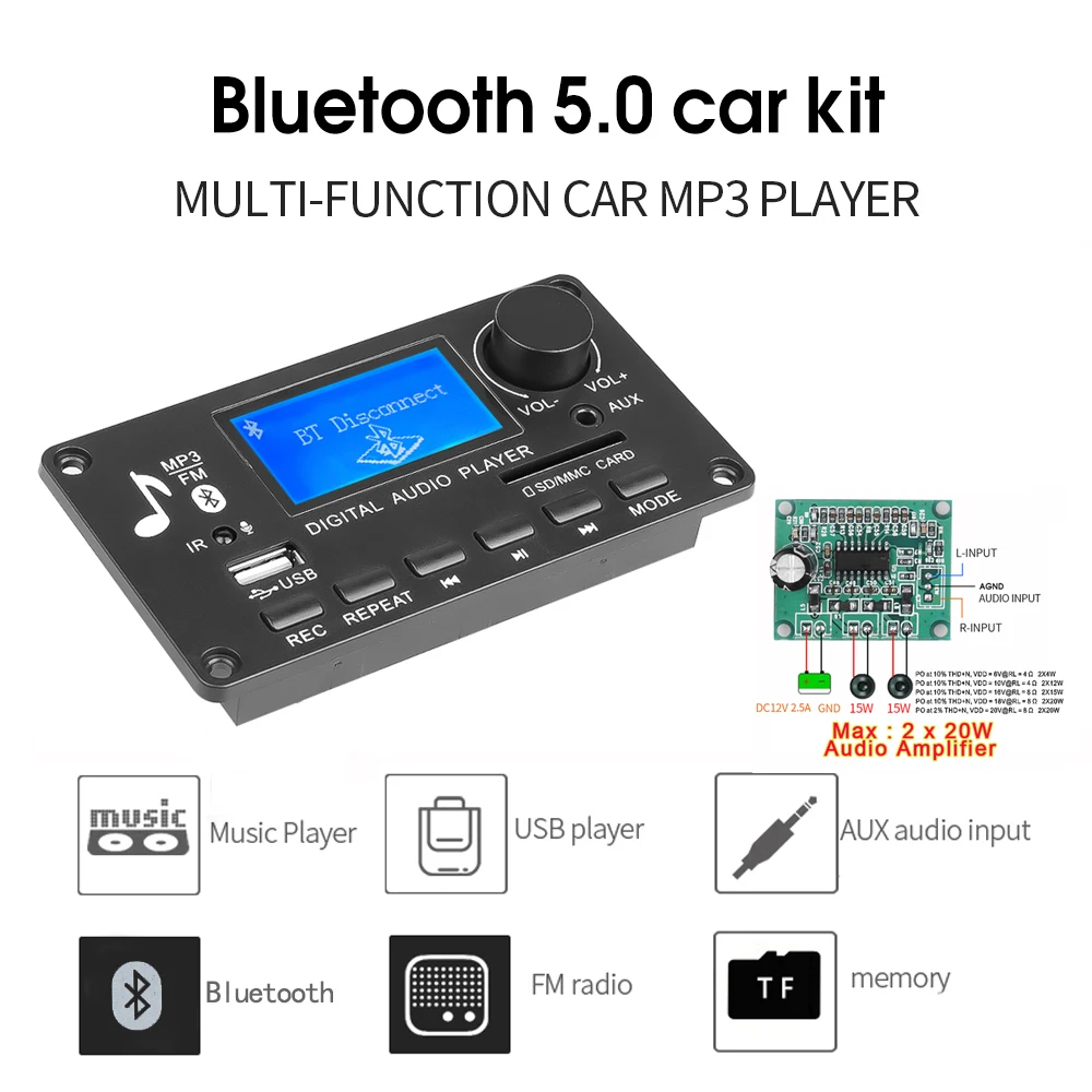DC-12V-MP3-Decoder-Board-Verst-rker-Auto-radio-empf-nger-mp3-player ...