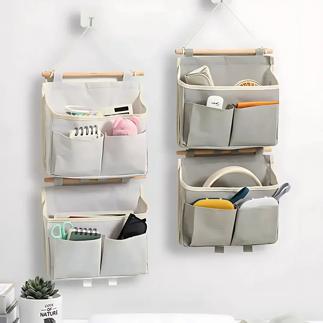 1-2-3PCS-Wall-Mounted-Storage-Bag-Snack-Storage-Hanging-Bag-Sundry ...