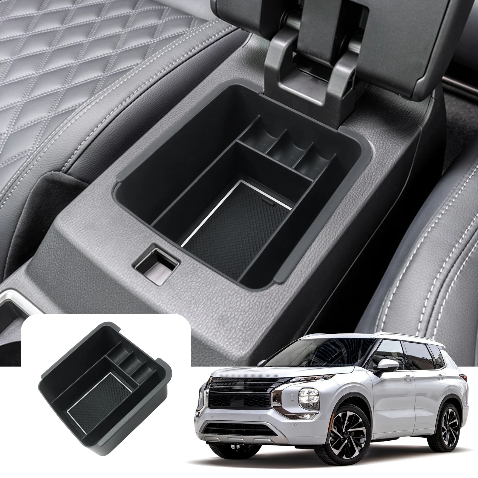 LFOTPP-Car-Central-Storage-Box-for-Outlander-PHEV-GN0W-2021-2022-Non ...