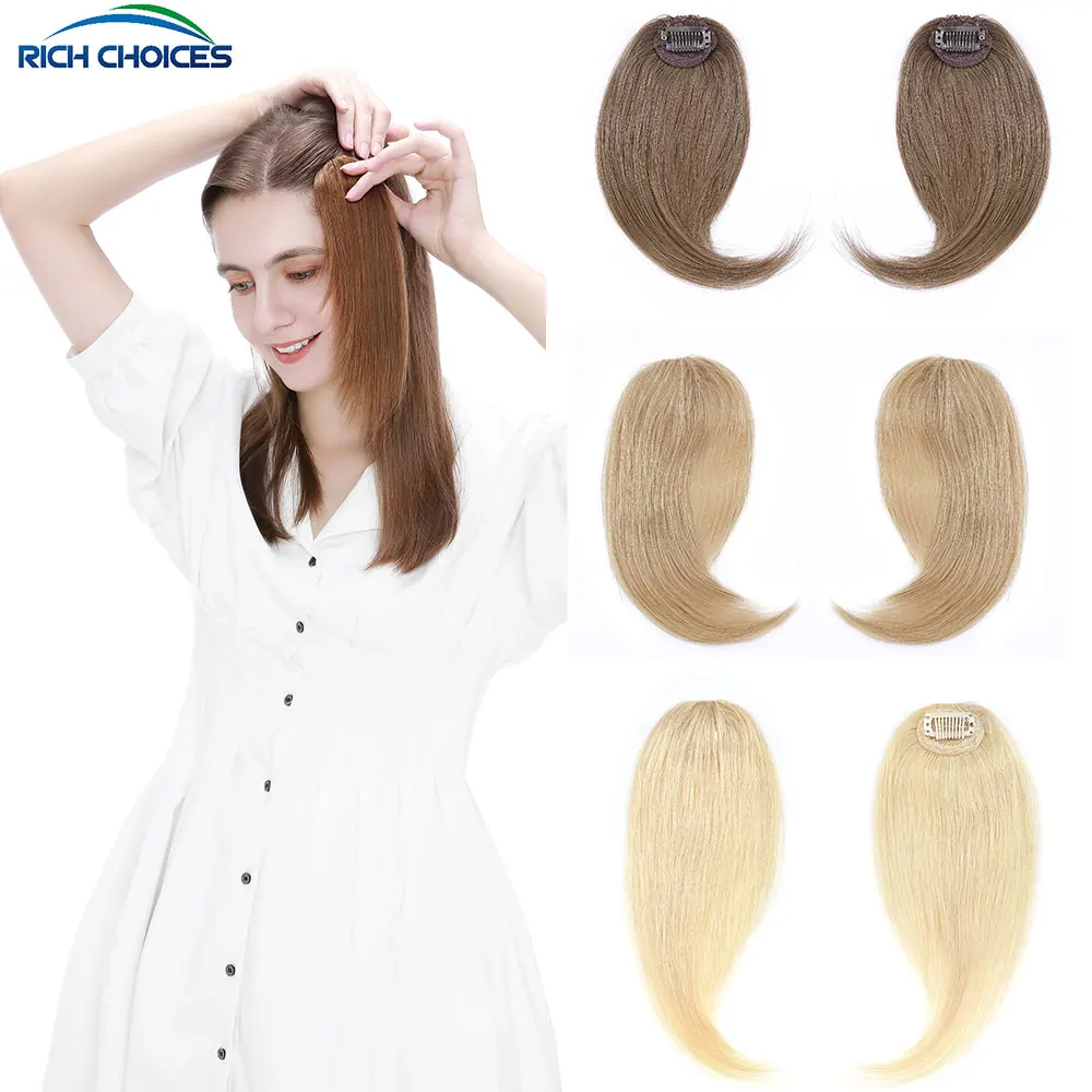 Side Bangs Clip Real Human Hair Bang | Natural Human Hair Extensions ...