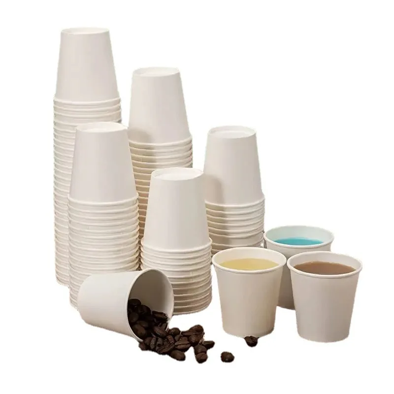 50-100-200PCS-Disposable-Mini-Paper-Cup-Snack-Beverage-Coffee-Mouthwash ...