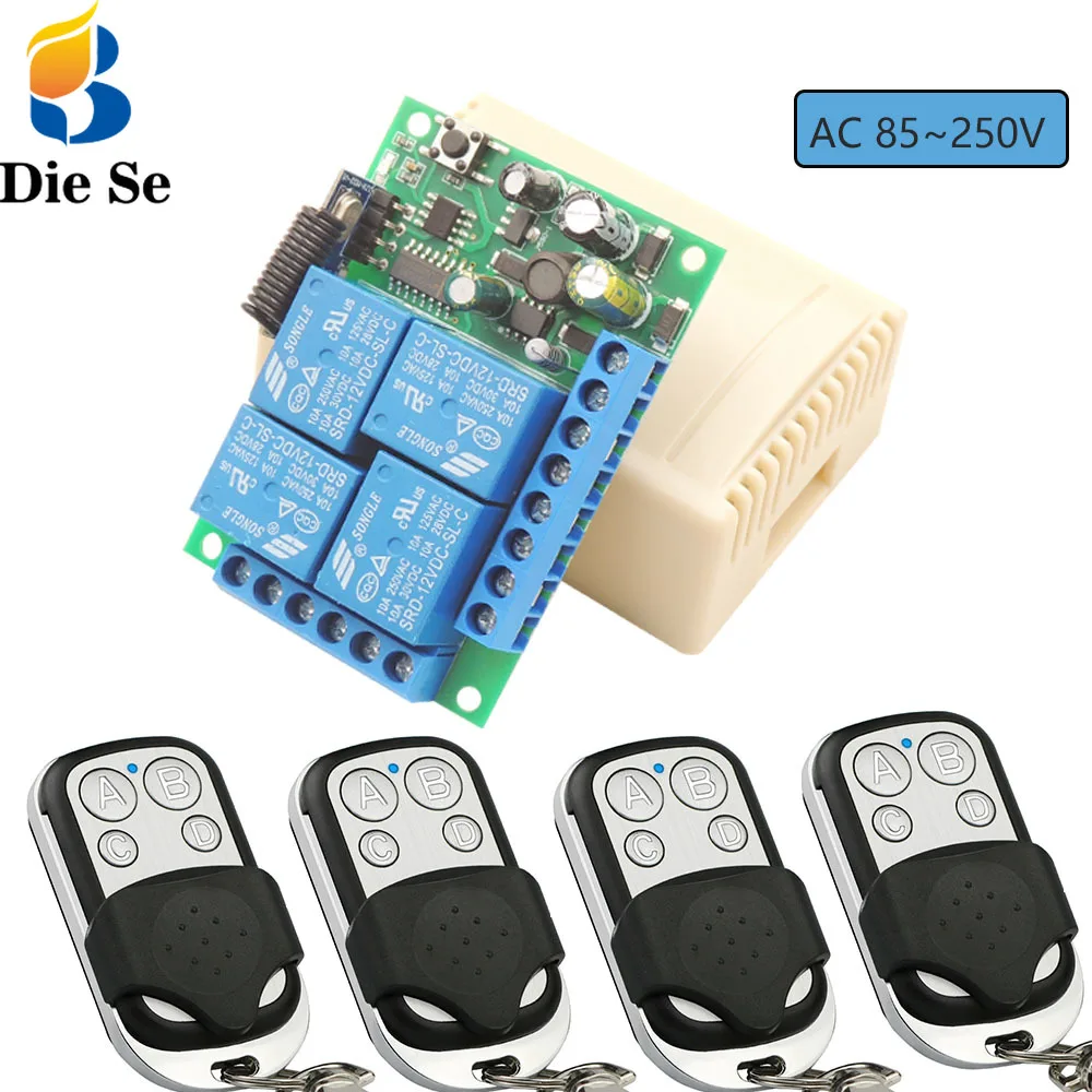 433MHz-RF-Universal-Wireless-Remote-Control-Switch-AC-110V-220V-10A ...