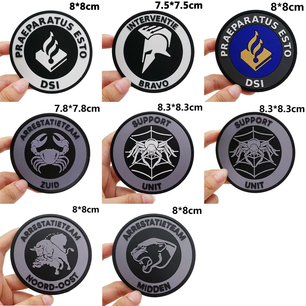 Netherlands Tactical PVC Patches with Hook and Loop Backing for ...