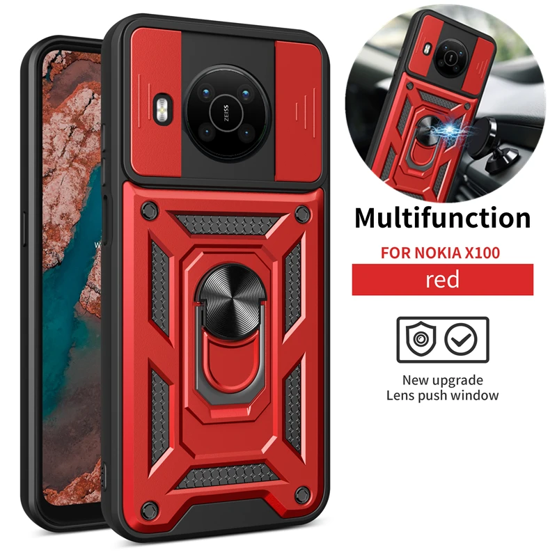 Case For Nokia G10 G20 X100 Nokia C1 C10 C20 C30 Funda Push Pull Camera ...