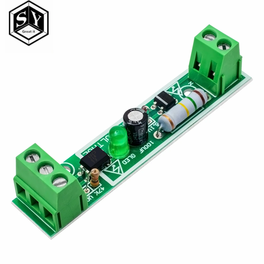 1-bit Ac 220v Optocoupler Isolation Module Voltage Detect Board ...