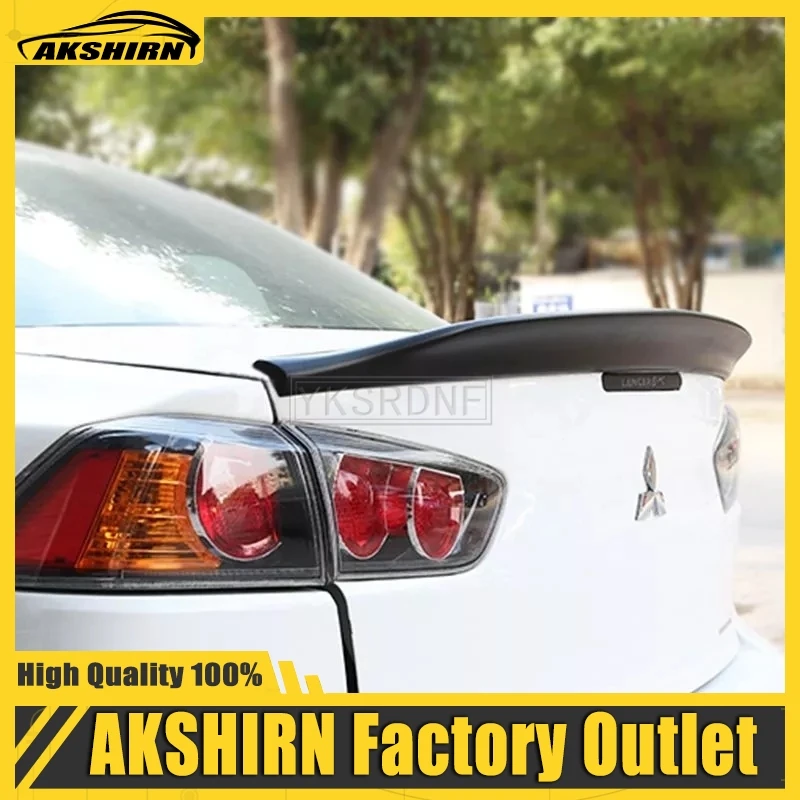 For Mitsubishi LANCER Spoiler 2008-2015 ABS Plastic Unpainted Color ...