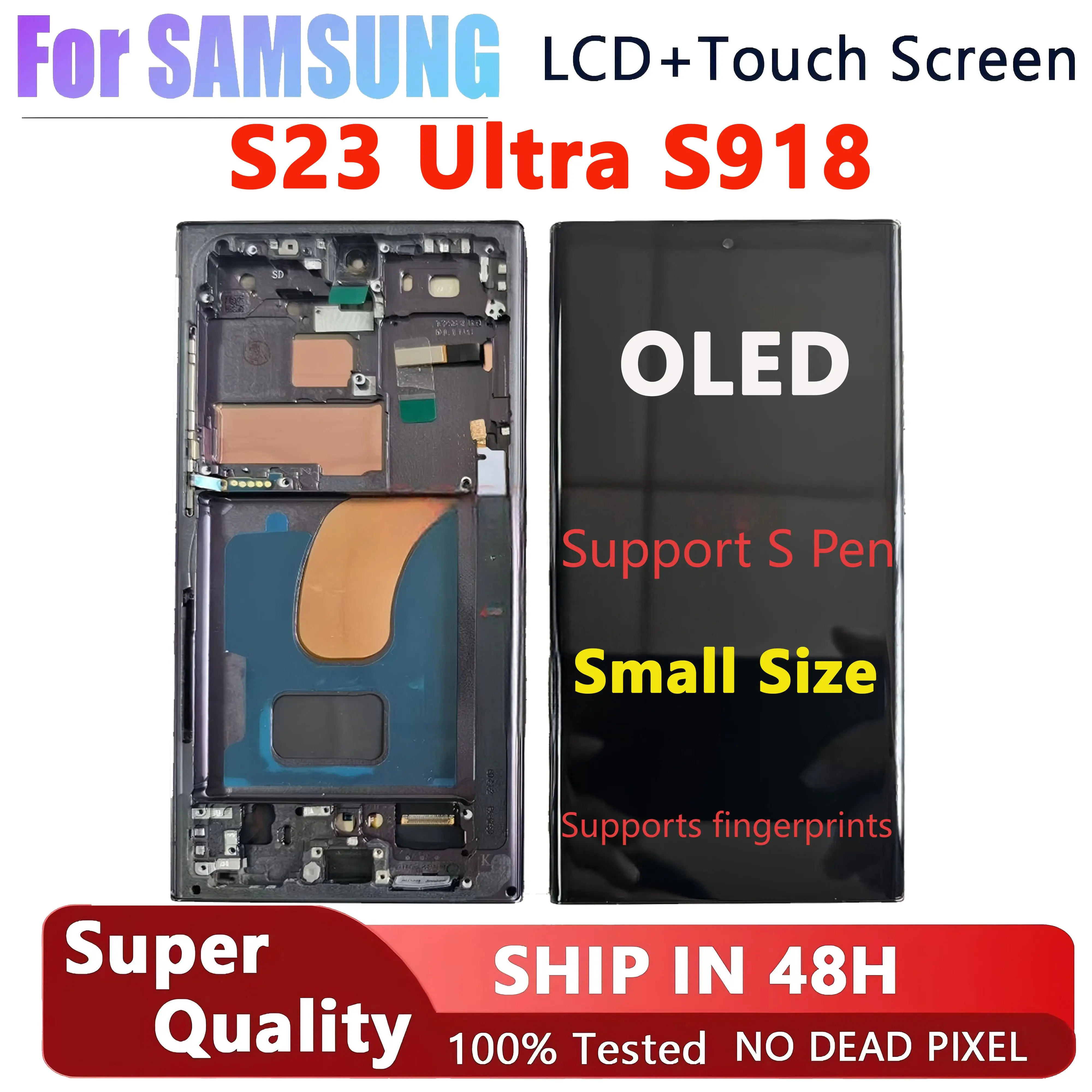 6.78" S23 Ultra Screen Replacement OLED LCD Display For Samsung S23 ...