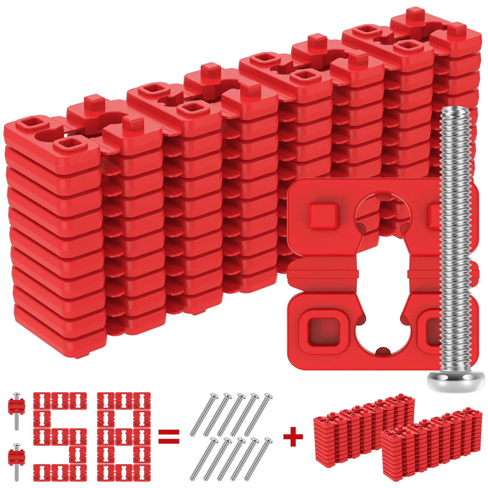 148Pcs-General-Outlet-Spacers-with-10-Screws-Plastic-Electric-Wall ...