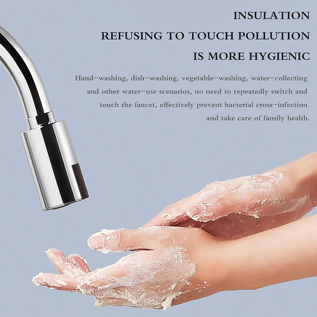 Kitchen Faucets Water-Saving Sensor Adapter | EttaGadgets