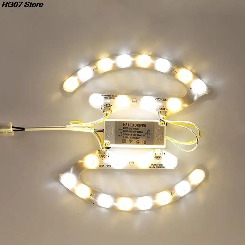 New-4Pcs-Pack-High-Lumen-Led-Block-With-Optical-Lens-Dual-Colors-Led ...