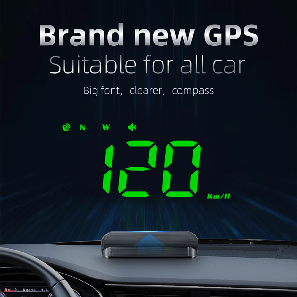 Car-HUD-Windshield-Projector-Electronic-Head-Up-Display-Security-Alarm ...