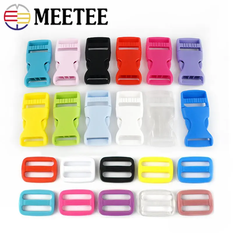 Hebilla de Liberación lateral de plástico duradero, hebilla deslizante ...