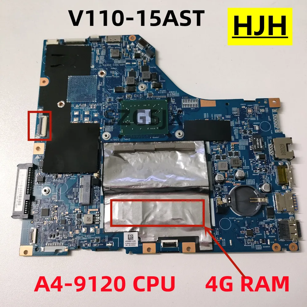 For-Lenovo-V110-15AST-Laptop-Motherboard-15283-2-15283-3-with-A4-9120 ...