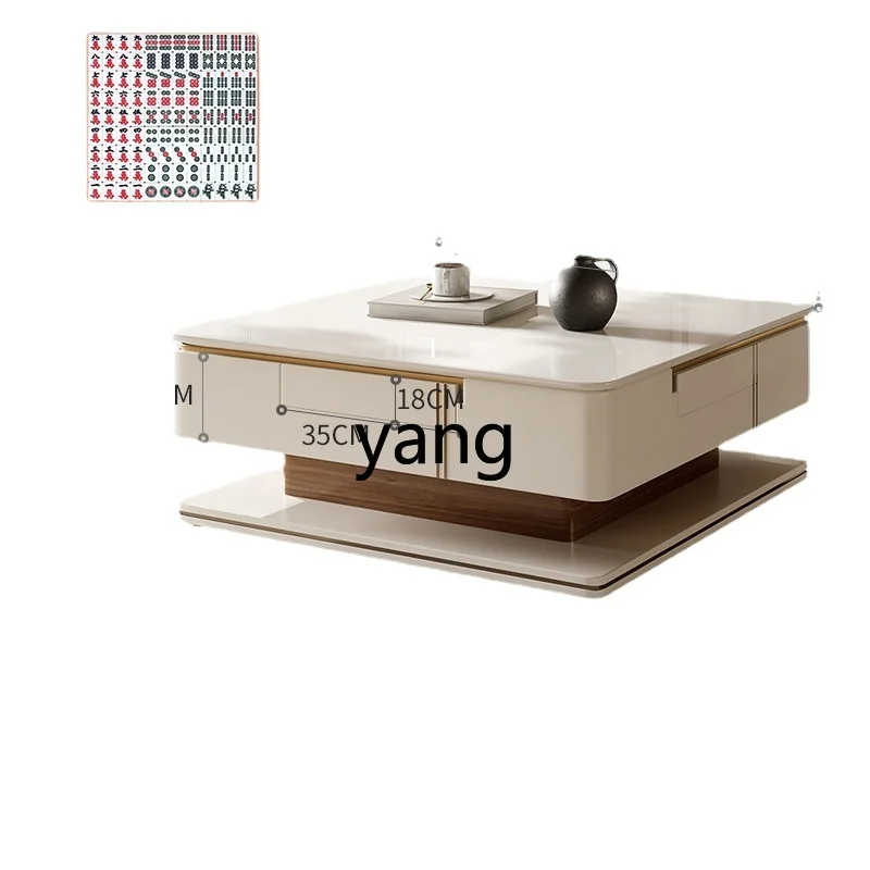 Yjq-heben-Couch-tisch-Mahjong-Tisch-Steinplatte-Esstisch-Dual-Purpose ...