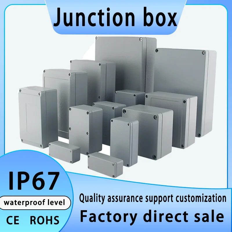 Industry-IP67-Waterproof-Cast-Aluminum-Junction-Box-for-electronic ...