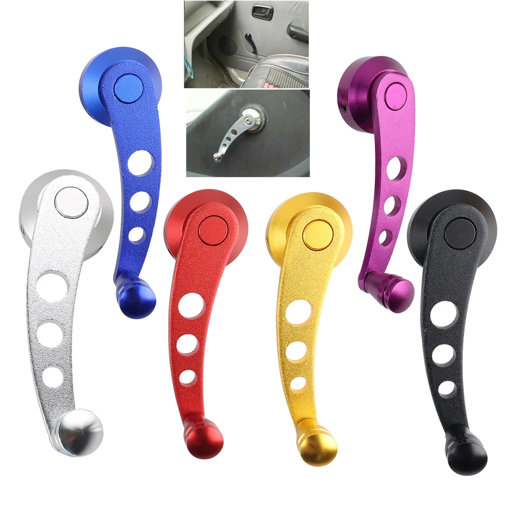 Hot-2Pcs-Aluminum-Alloy-Universal-Car-Window-Handle-Winder-Riser ...