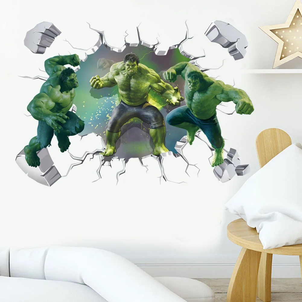Hulk Breaking Through Wall