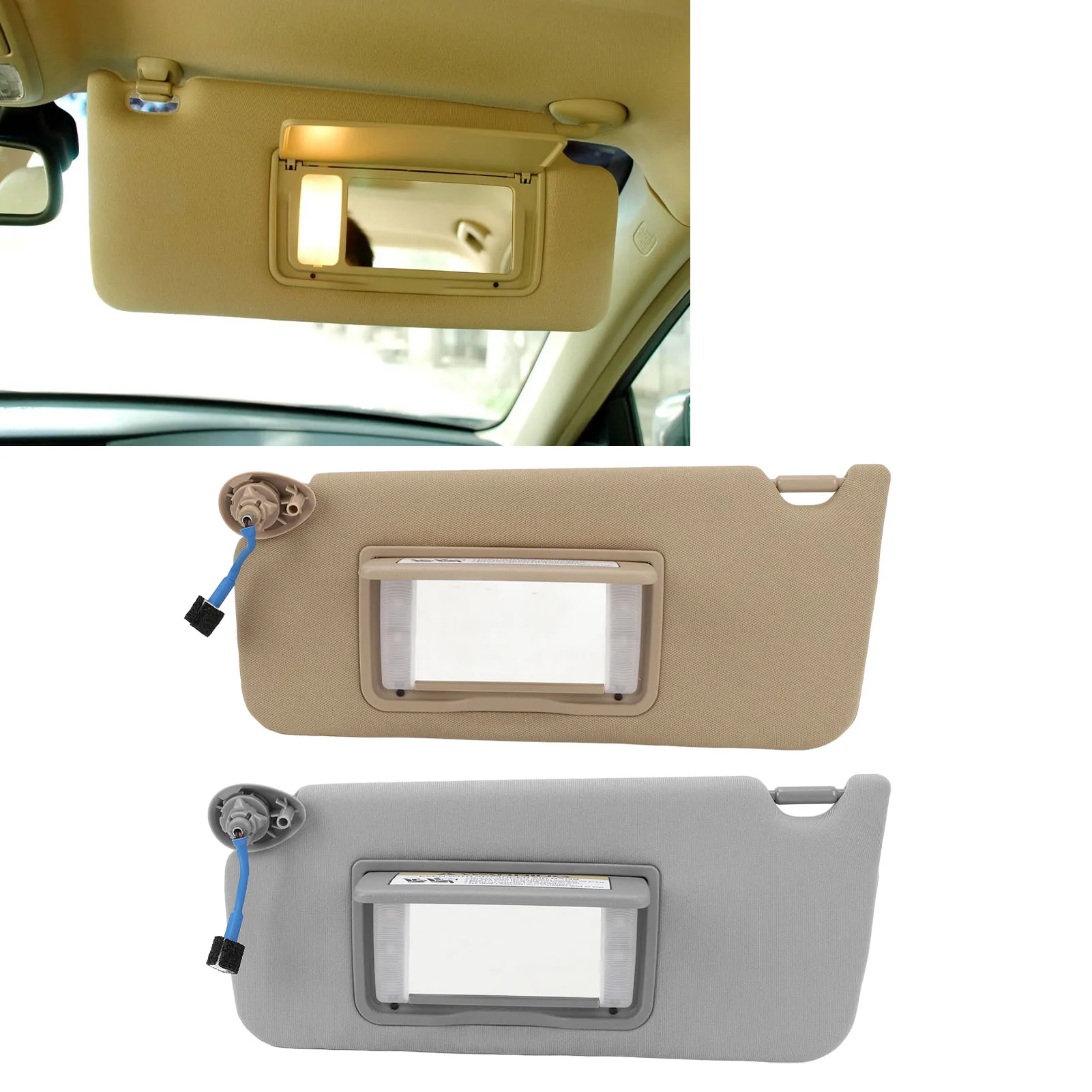 Driver Side Sun Visor Effective Sun Driving Elegant 83280 TA5 A51ZA for ...