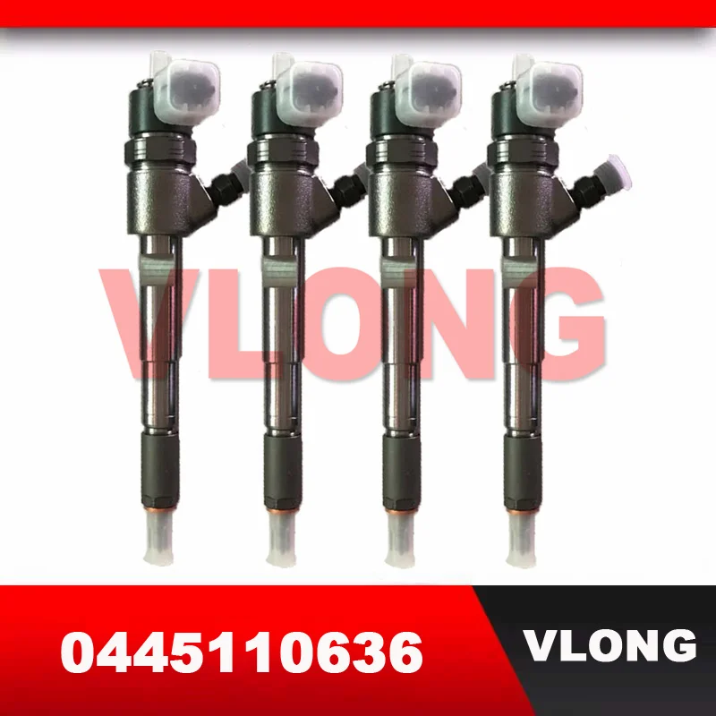 4PCS-Genuine-New-Common-Rail-Diesel-Fuel-Injector-0445110635-0445110636 ...