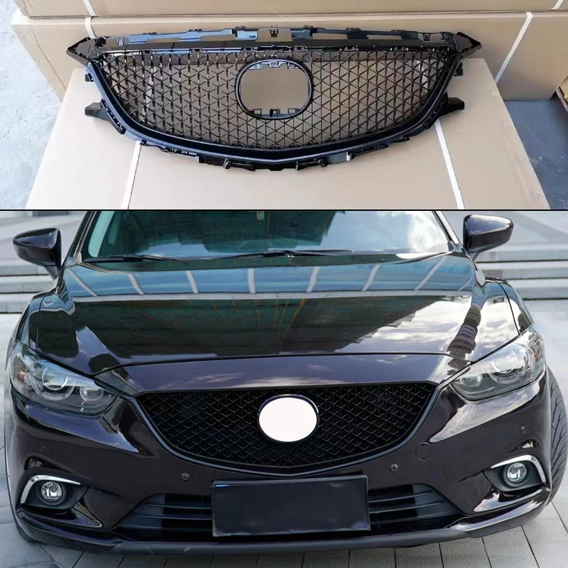 Front Grille Racing Grills For Mazda 6 Atenza GJ GL 2014 2015 2016 ...