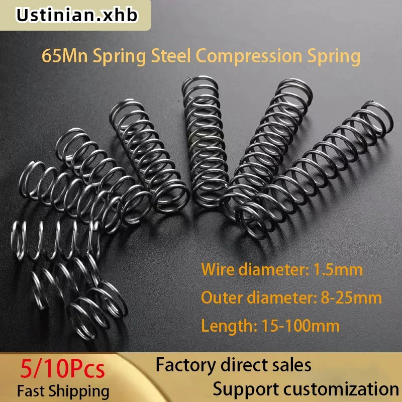 65Mn-Spring-Steel-Return-Compression-Spring-Wire-Diameter-1-5mm ...