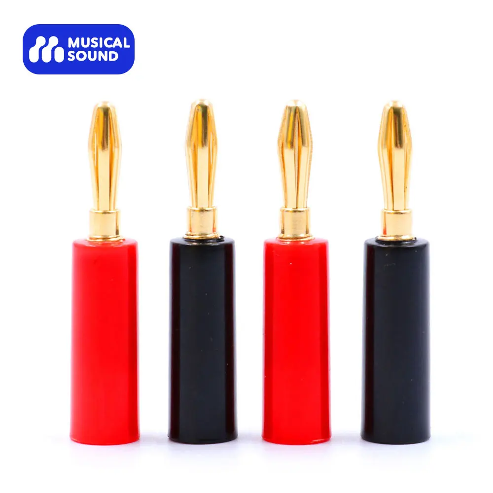 Musical-Sound-Banana-Plug-Audio-Speaker-Plugs-Screw-For-Speaker-Cable ...