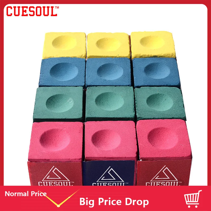 Cuesoul 3pcs/set Snooker Billiard Chalk Pool Cue Chalk Oil Dry Billiard ...