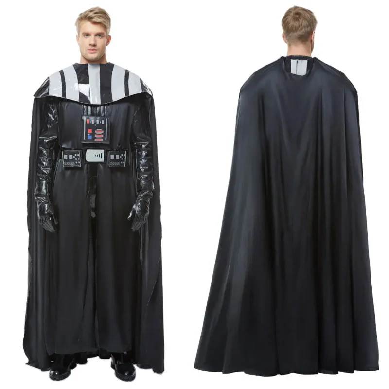 Darth-Vader-Anime-Cosplay-Traje-Masculino-Macac-o-Colete-Manto-Uniforme ...