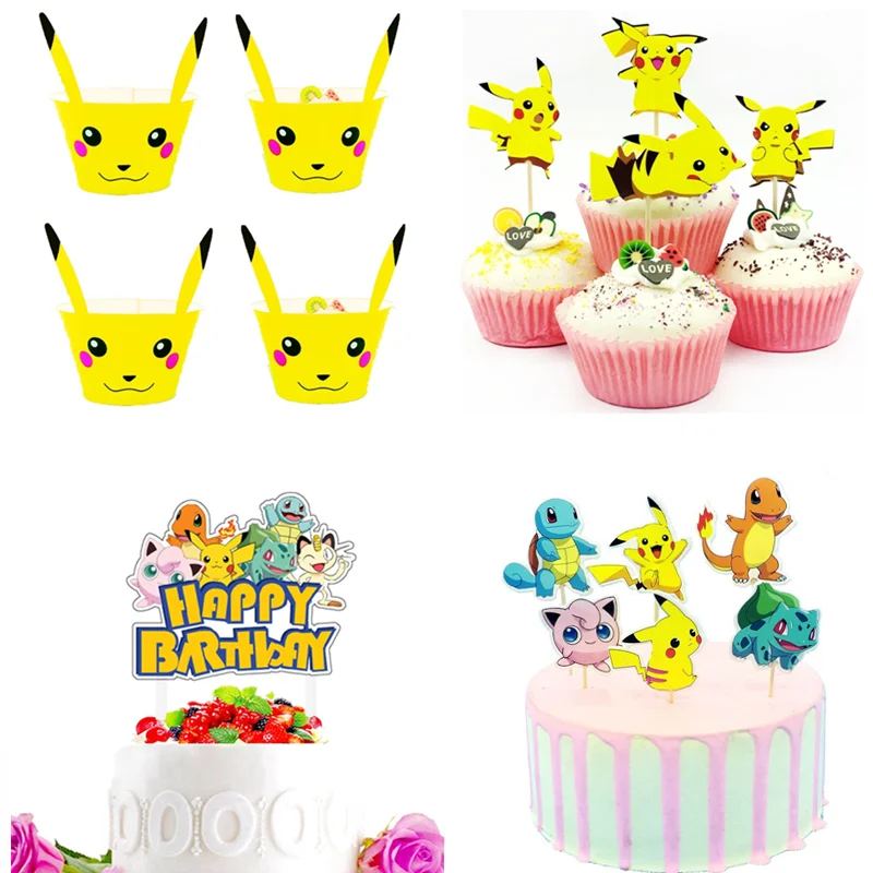 Pikachu Cupcake Cake
