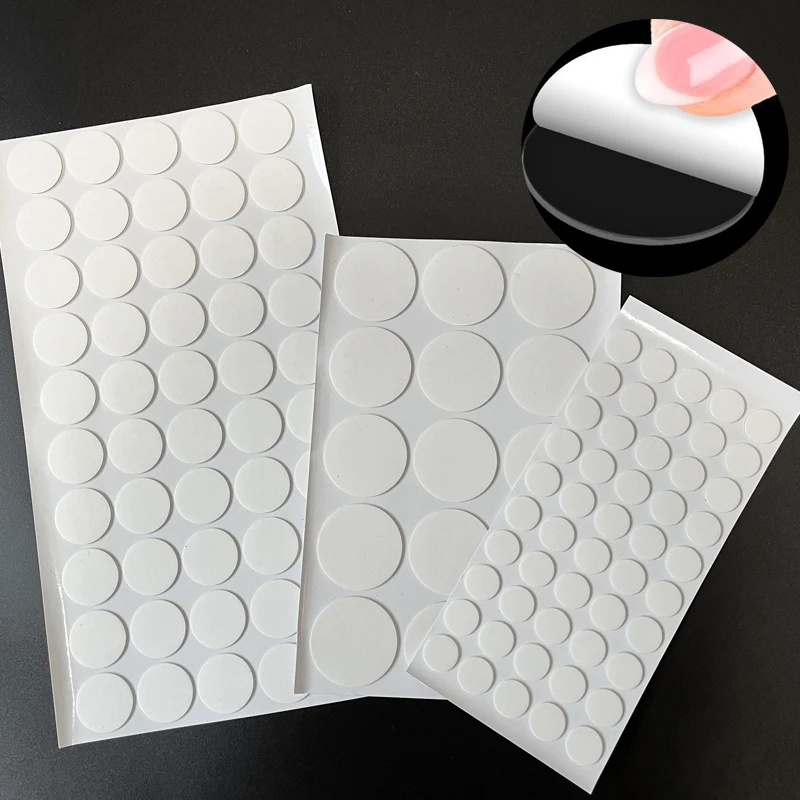50 Dots Double Sided Adhesive Poster Clear Glue Point Tape Round No ...
