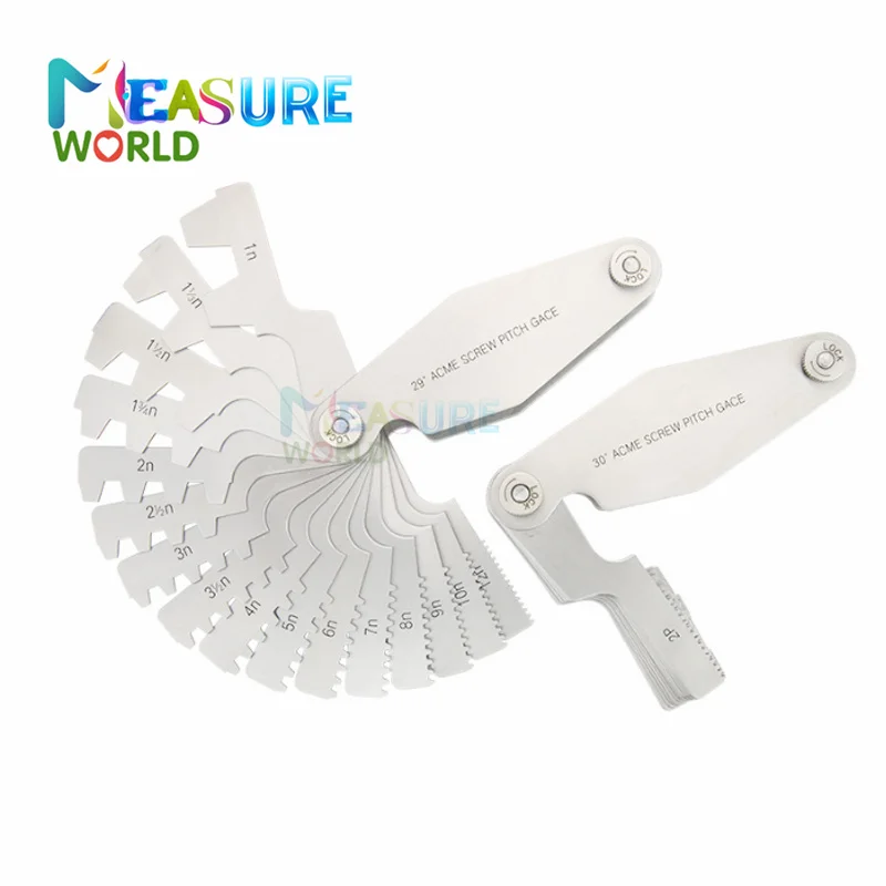 T Thread Gauge ACME 29 / TR30 Optional Screw Pitch Measuring Tool Screw ...