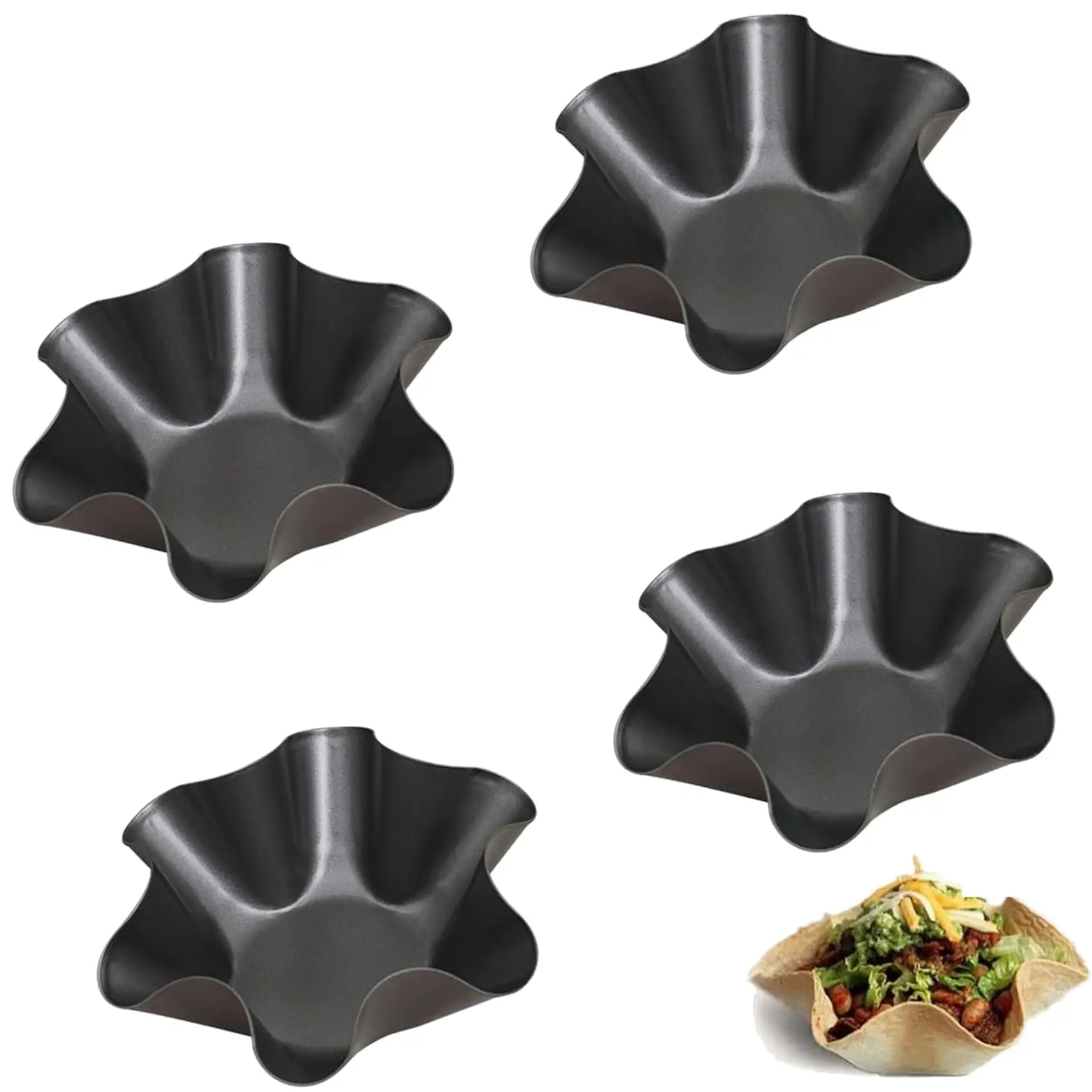 Tortilla-Pan-Set-4pcs-Nonstick-Tortilla-Bowl-Maker-Carbon-Steel-Taco ...