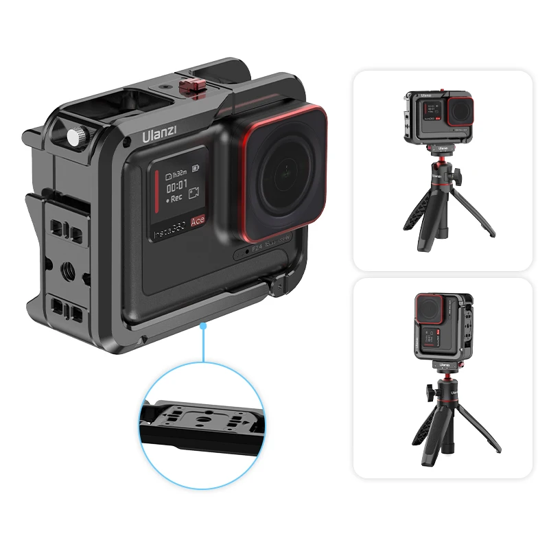 Ulanzi-Insta360-Ace-Ace-Pro-Camera-Cage-Metal-Camera-Cage-for-Tripod ...
