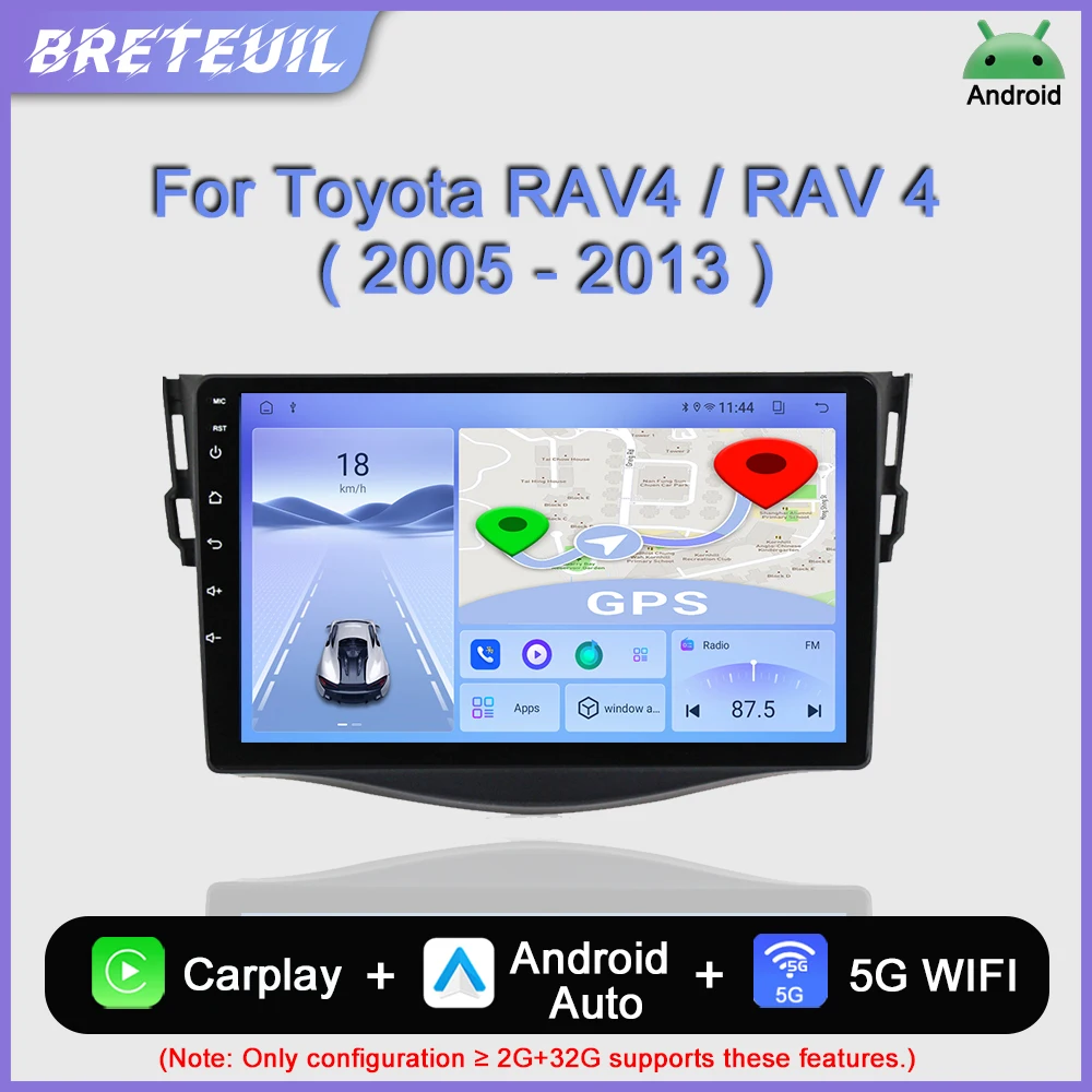 For-Toyota-Rav-4-RAV4-2005-2013-Android-Car-Radio-Multimedia-Player-GPS ...
