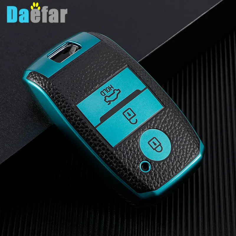 TPU-Leather-Car-Key-Case-FOB-Cover-for-Kia-Ceed-Rio-Rio5-Sportage-R-K3 ...