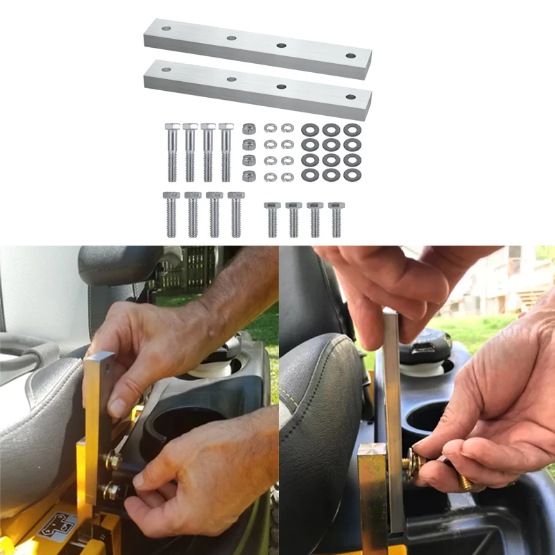 Fit-for-Zero-Turn-Mower-Steering-Arm-Extension-Kit-MORE-leg-room-Fits ...