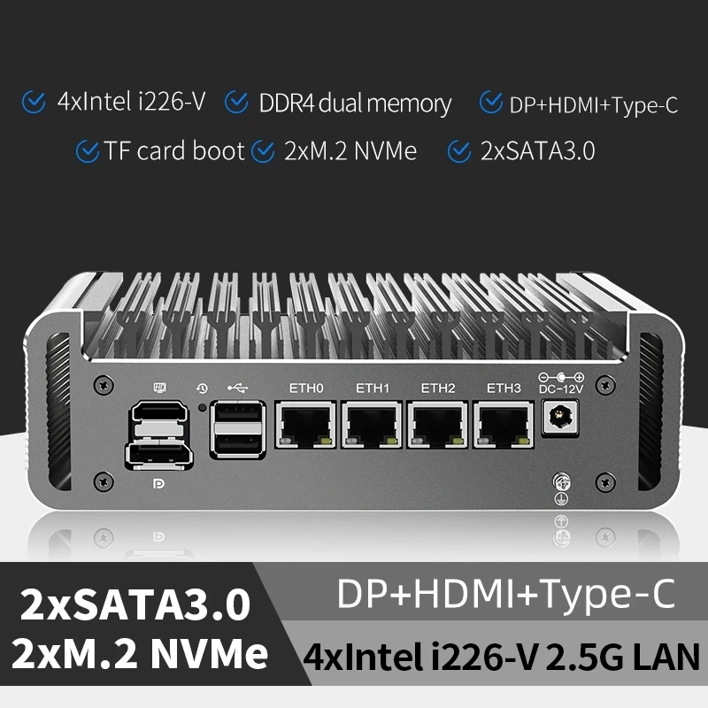 4x-i226-V-2-5G-LAN-Fanless-Firewall-Mini-PC-12th-Gen-Intel-Celeron ...