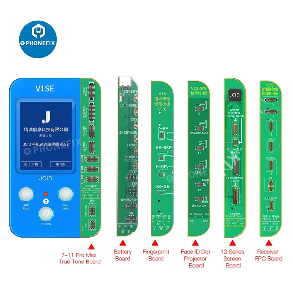 JC V1S V1SE Dot Projector for iPhone 12 11 X XS 13 Screen Battery ...